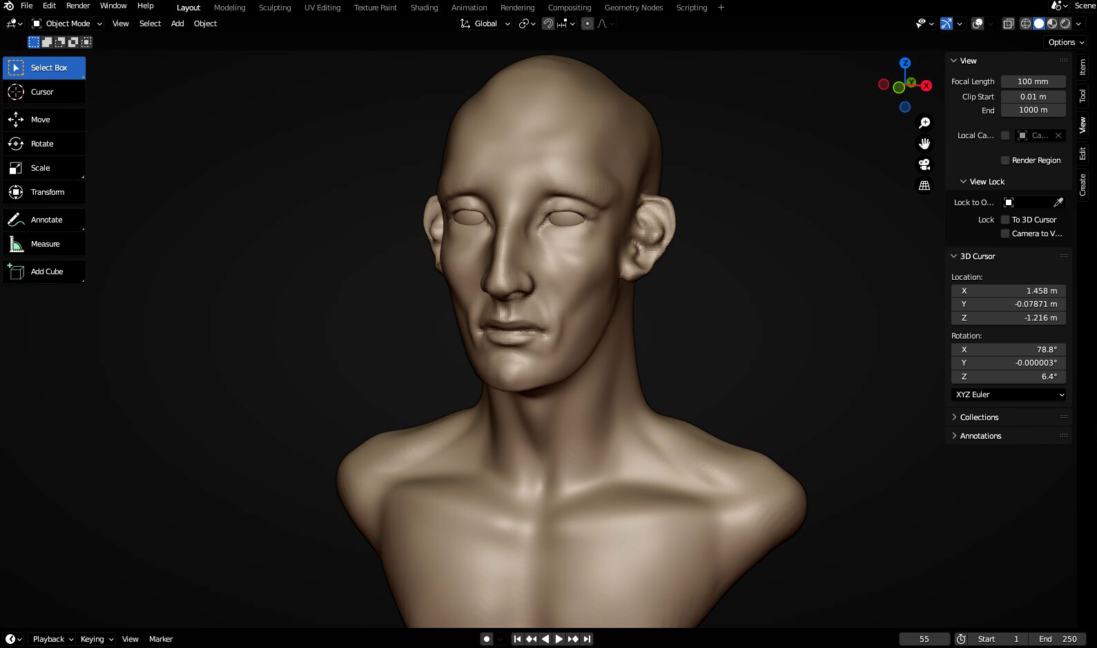ArtStation - Blender Sculpting in Memory