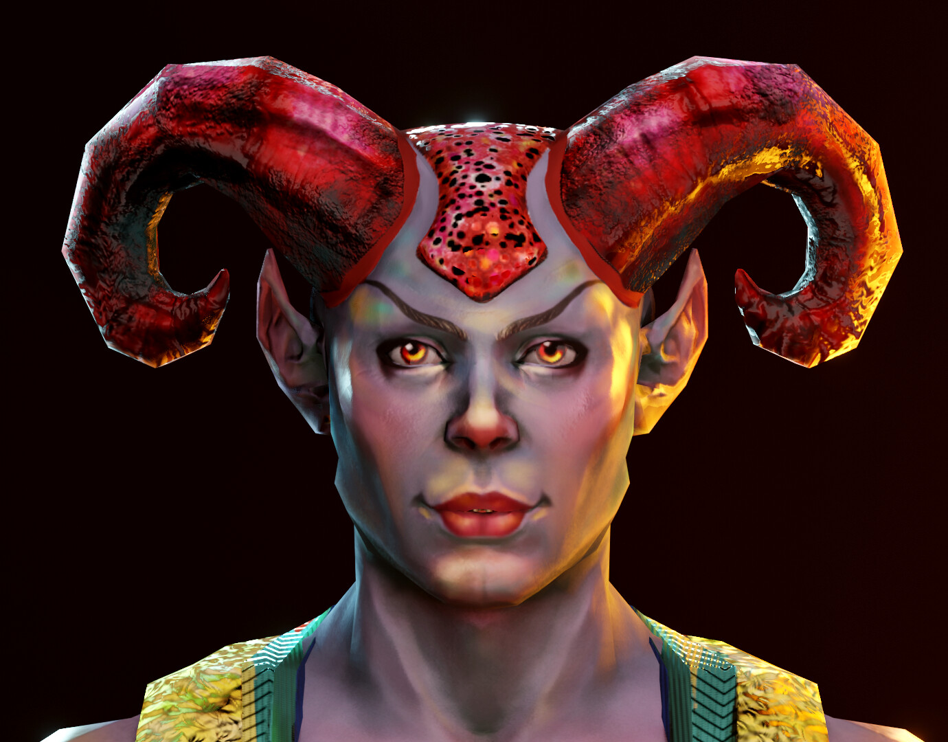 Rosie Bird - Johnnie Neptune | Glam Rock Demon Character