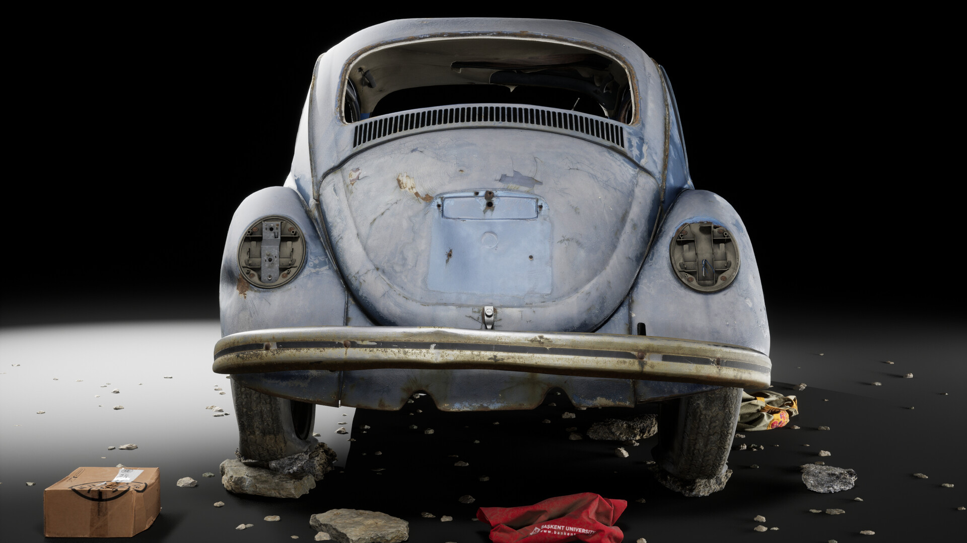 Mert Mimaroglu - Wrecked VW Beetle - Unreal