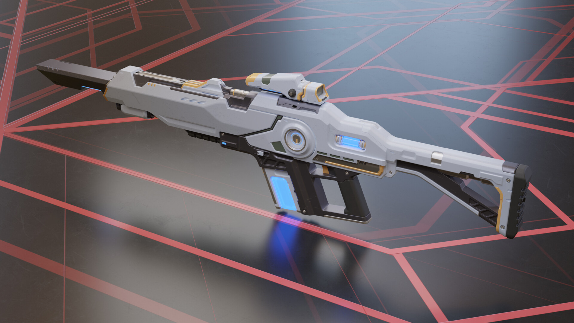 ArtStation - Sci-fi gun