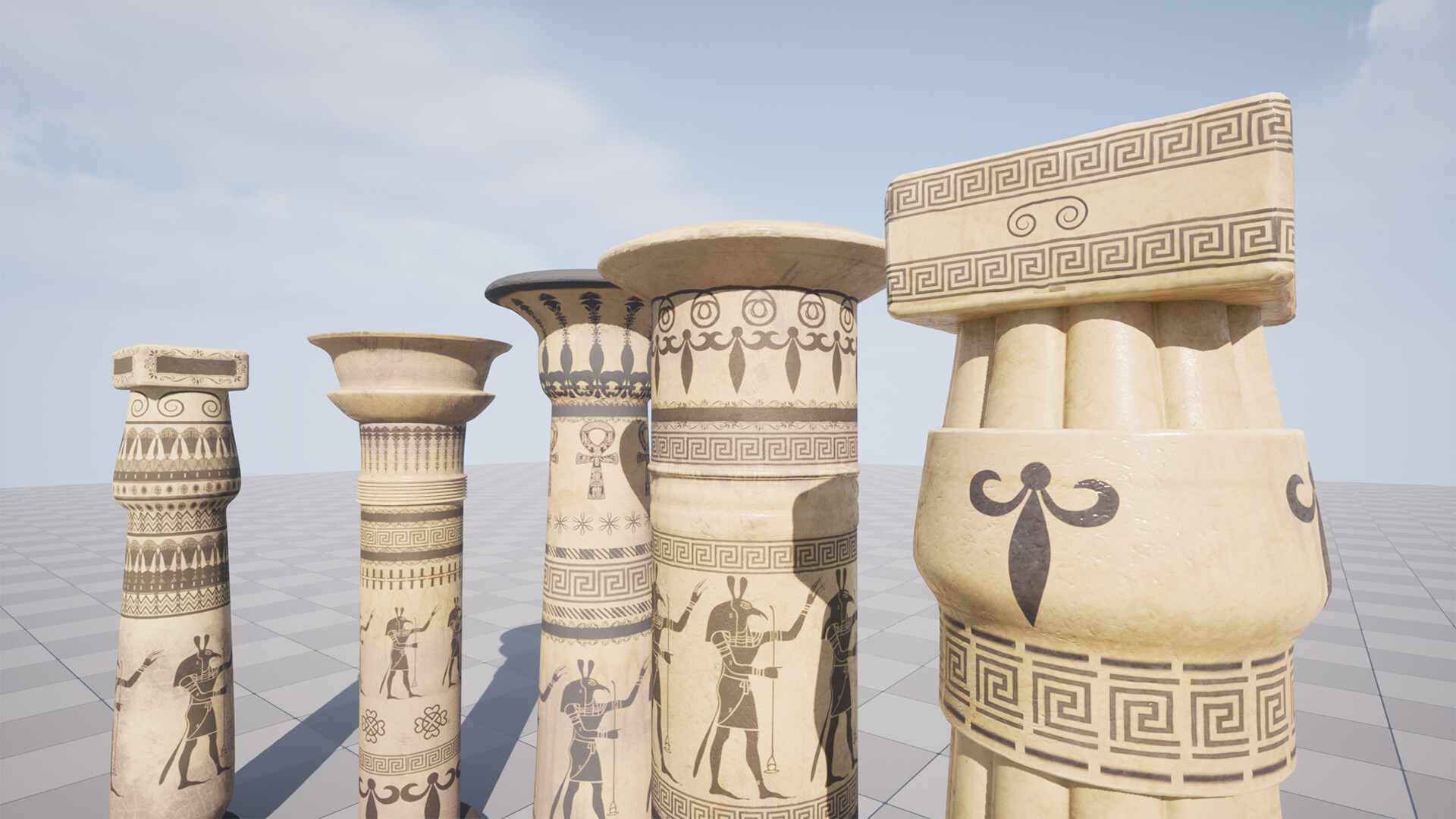 adnan ul haq - The Ancient Egyptian Pottery & Pillar Props Pack