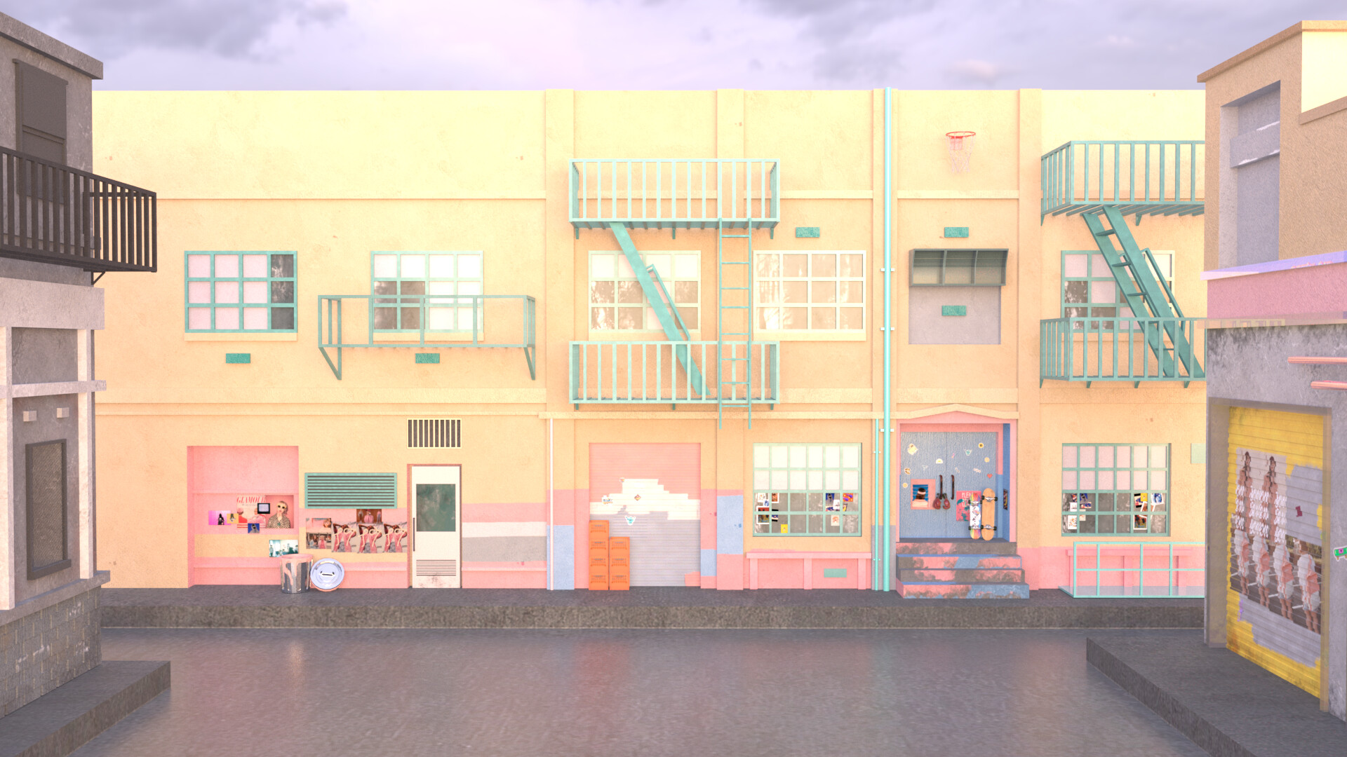 ArtStation - Seventeen's Aju Nice MV Set