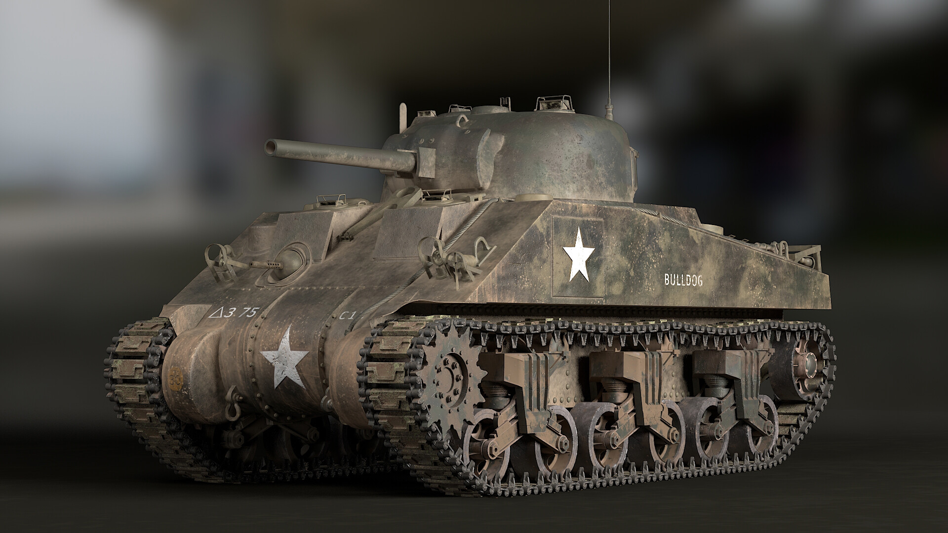 ArtStation - Sherman Tank M4 US Army