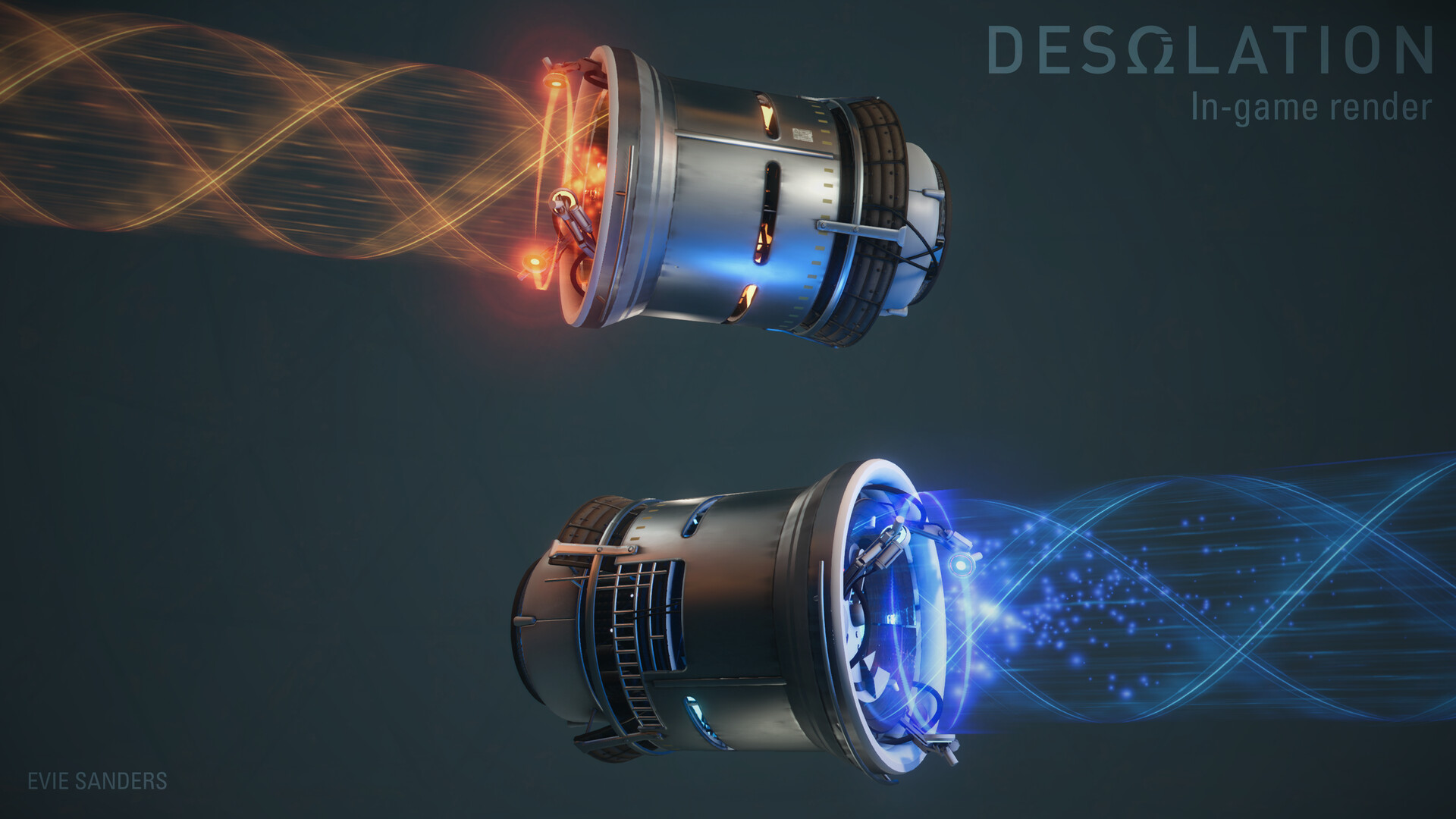 Evie Sanders - Portal 2 Desolation: Tractor Beam Exterior