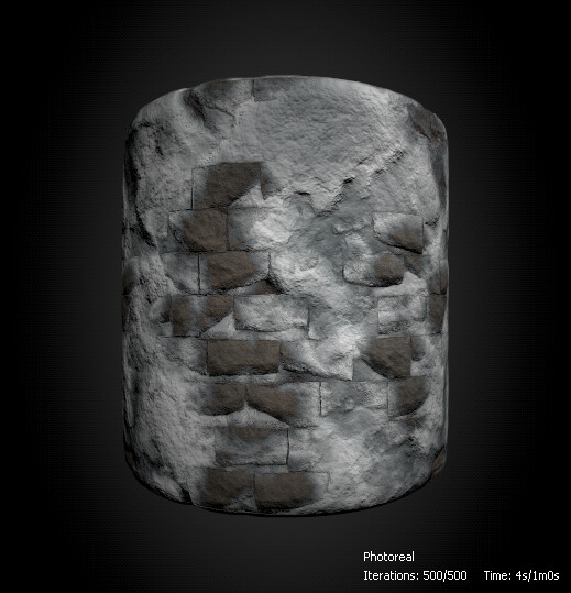 ArtStation - snowy bricks