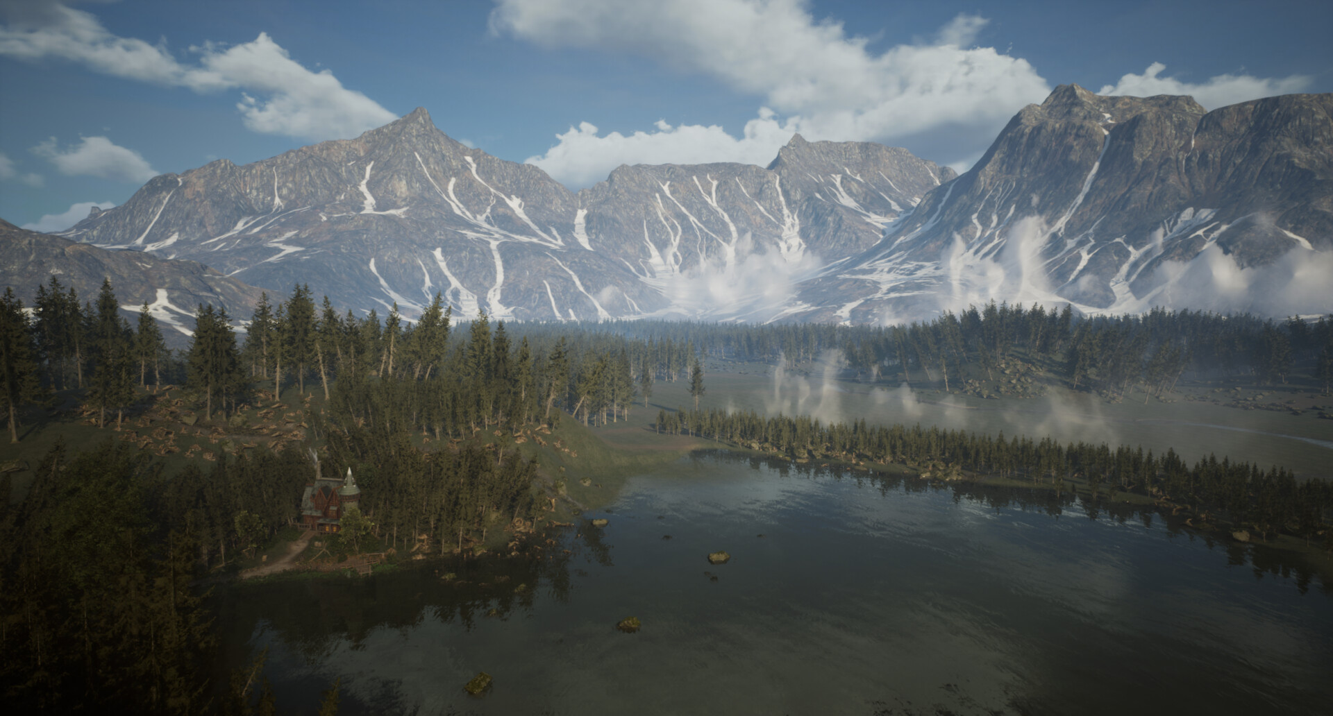 Saveliy Rehels - UE5 Fantasy House By The Lake Environment