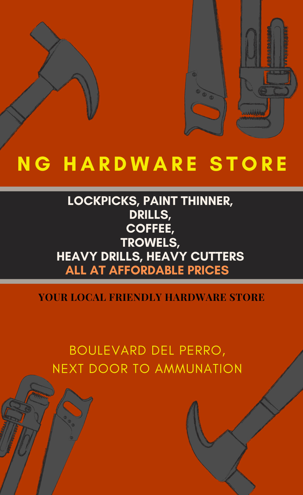 ArtStation - NG Hardware Flyer