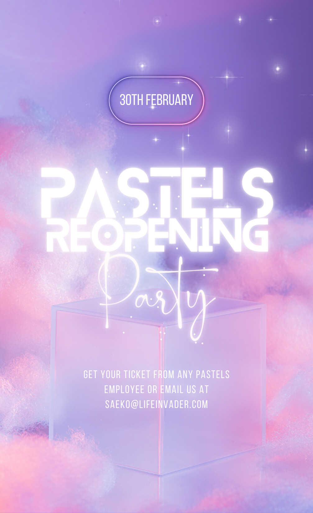 ArtStation - Pastels Party Flyer
