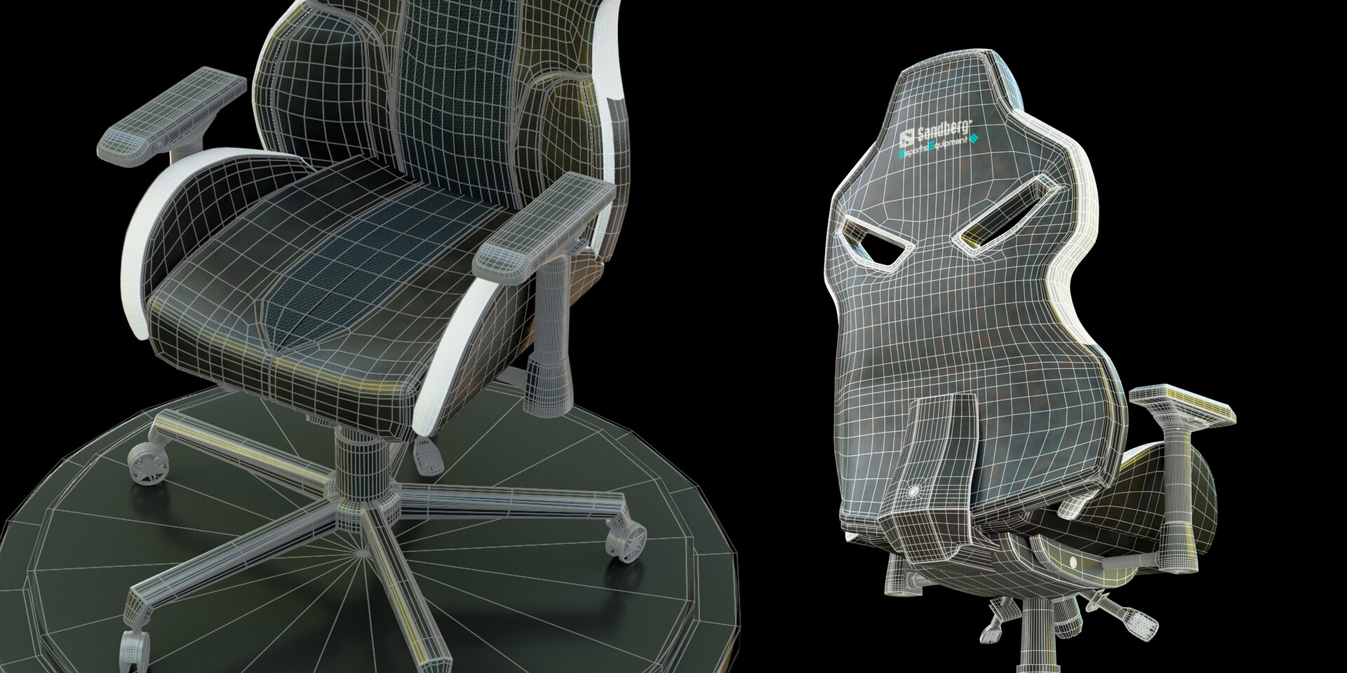 Sahish Ali - gaming chair 3d model