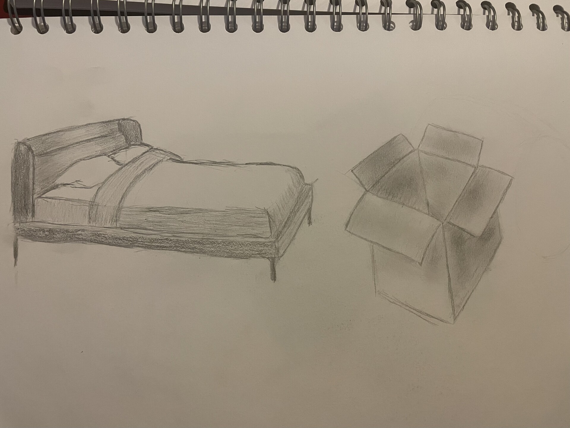 ArtStation - Bed and Box