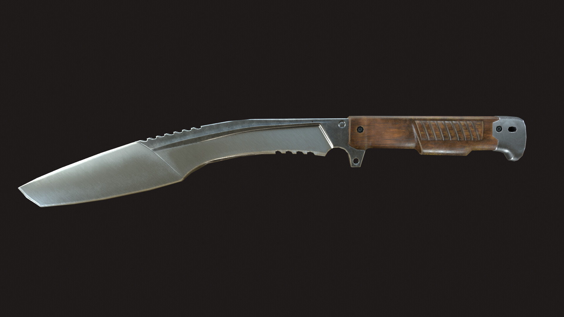 Ashish kr - Kukri Knife Low Poly game asset