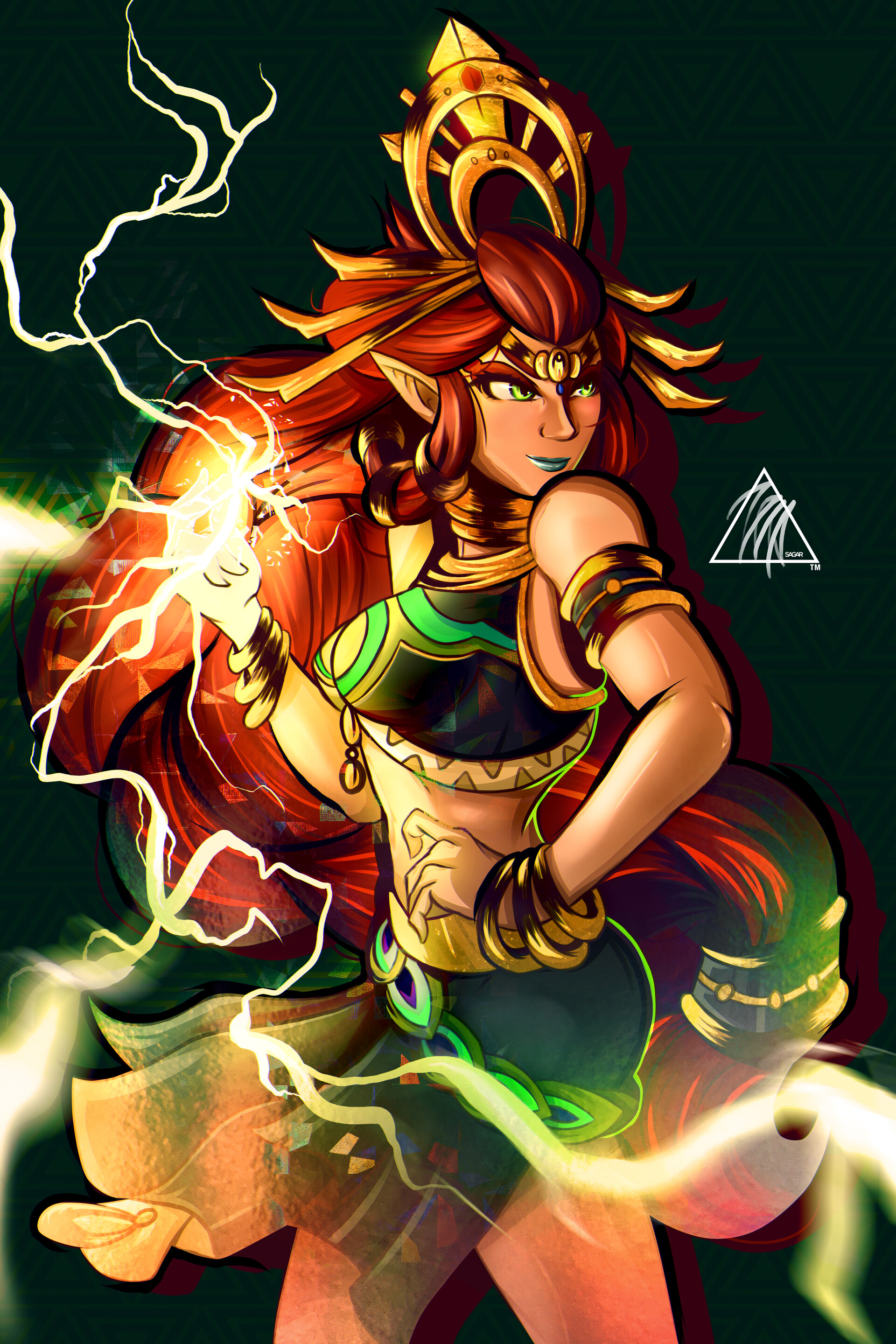 ArtStation - Riju (The Legend Of Zelda BOTW) - Fanart