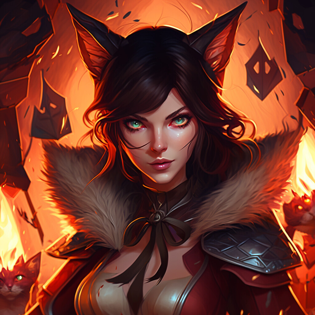 ArtStation - ahri red