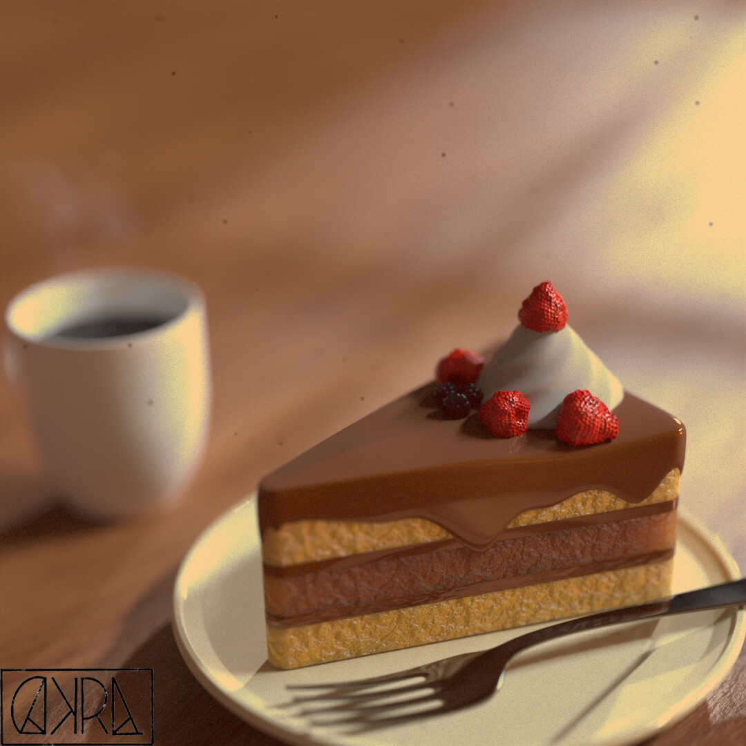 ArtStation - Chocolate Cake