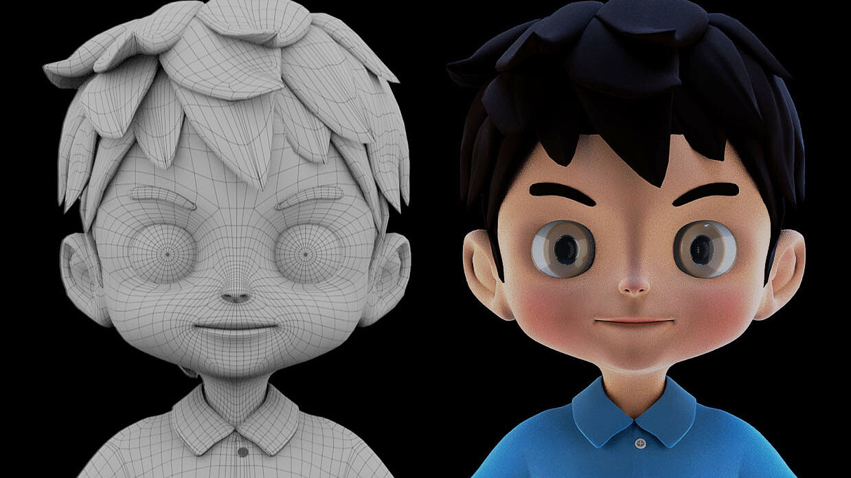 ArtStation - Boy character 3D model