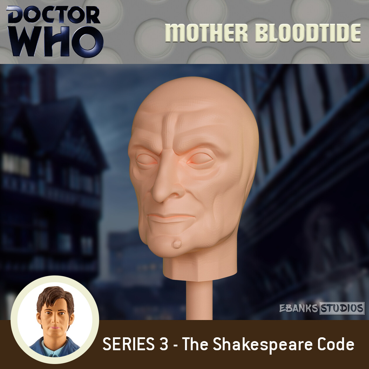 ArtStation - Mother Bloodtide Custom Doctor Who Figure Head