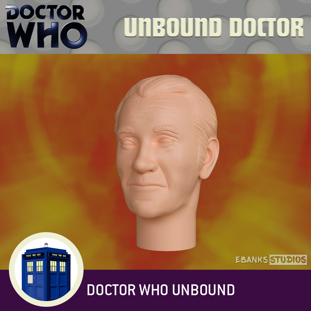 ArtStation - Unbound Doctor (David Warner) Custom Doctor Who Figure Head