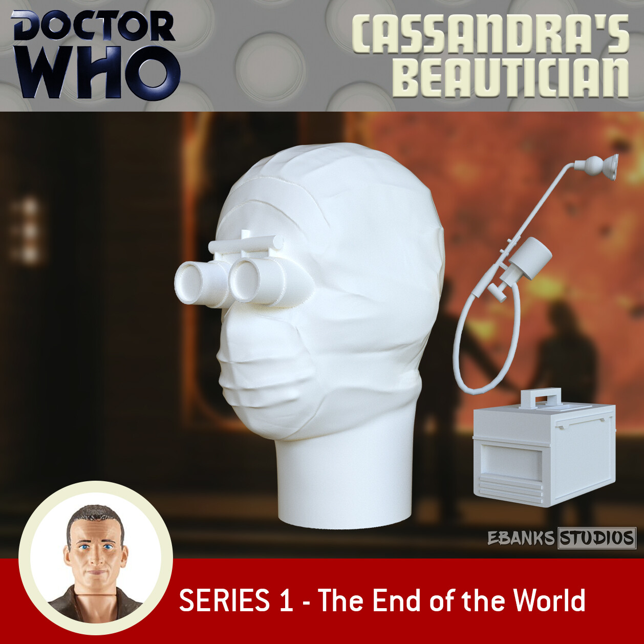 ArtStation - Cassandra's Beautician - Doctor Who Custom Figure Head / Kit