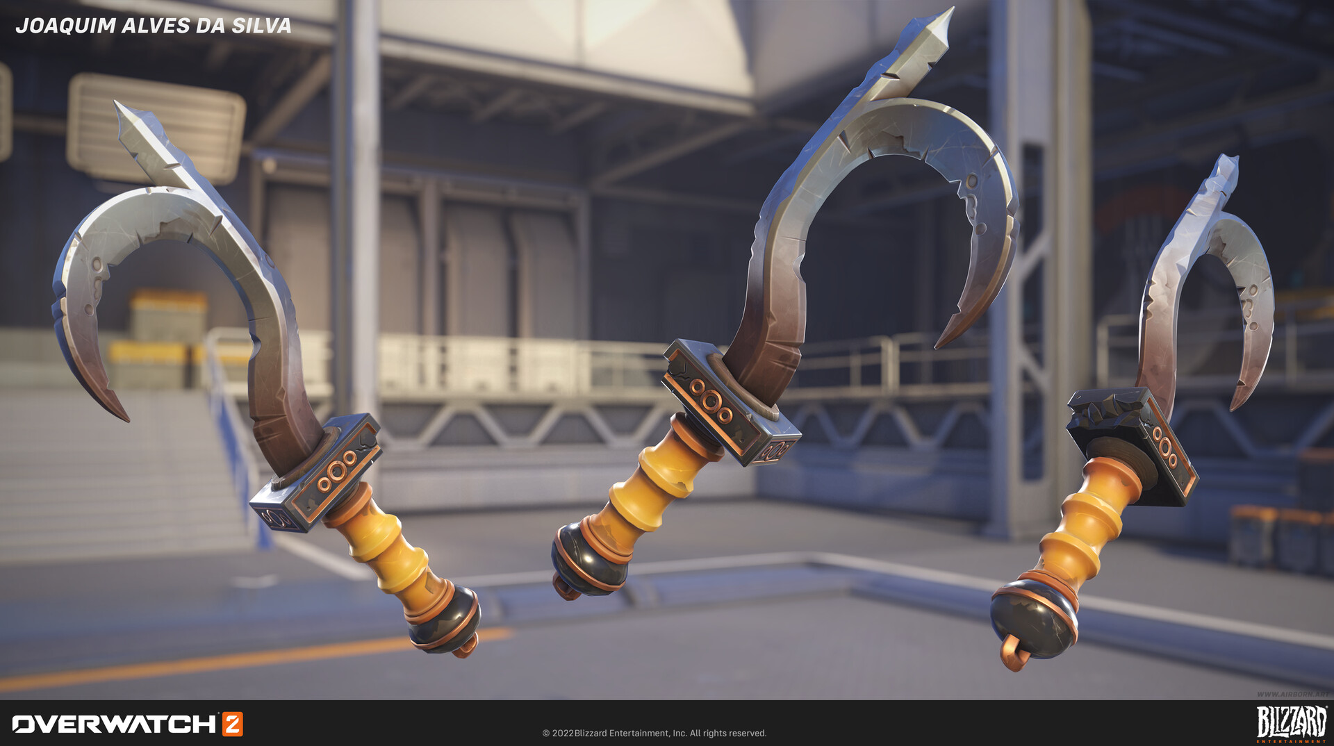 Joaquim Silva - Overwatch 2 - Cyclops Roadhog Weapons