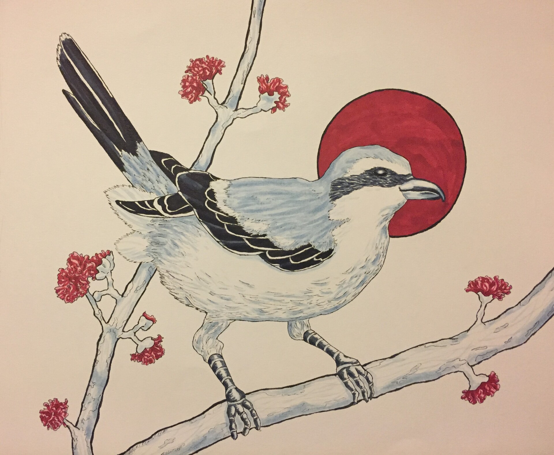 ArtStation - Shrike Ink Drawing