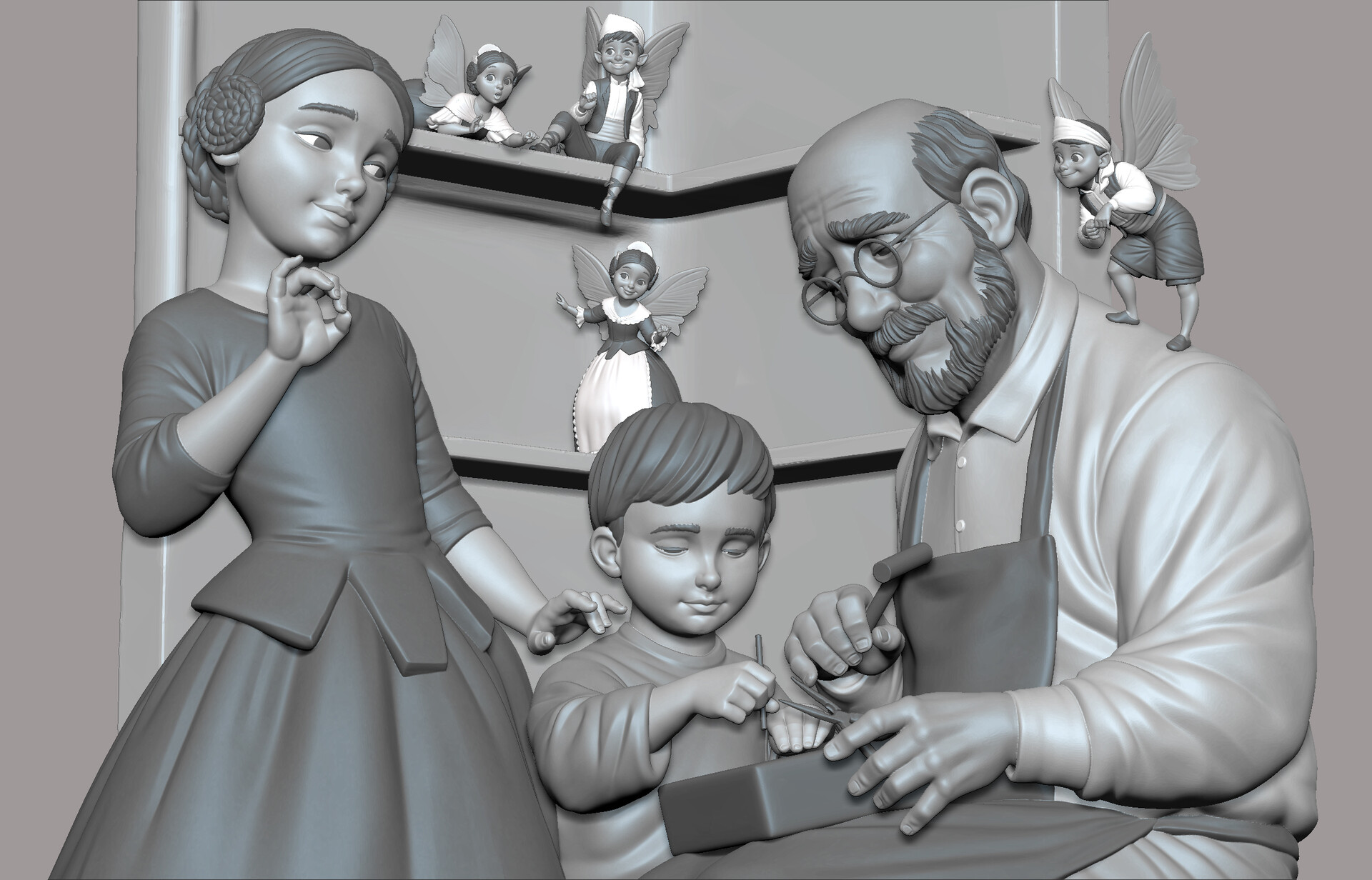 Moisés Ojeda - Exhibition group for Falla "Almirante Cadarso - Conde de ...