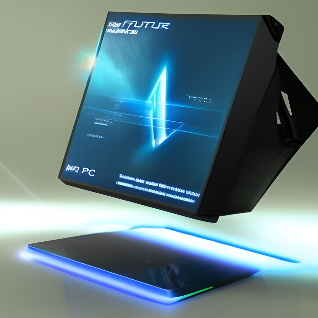ArtStation - Futuristic PC monitor