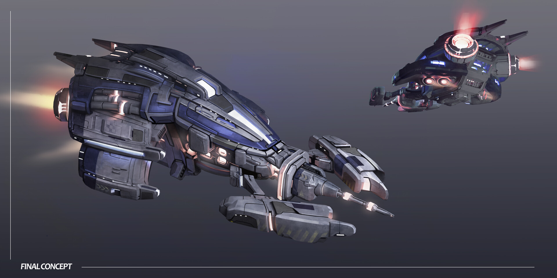 ArtStation - Mining space ship