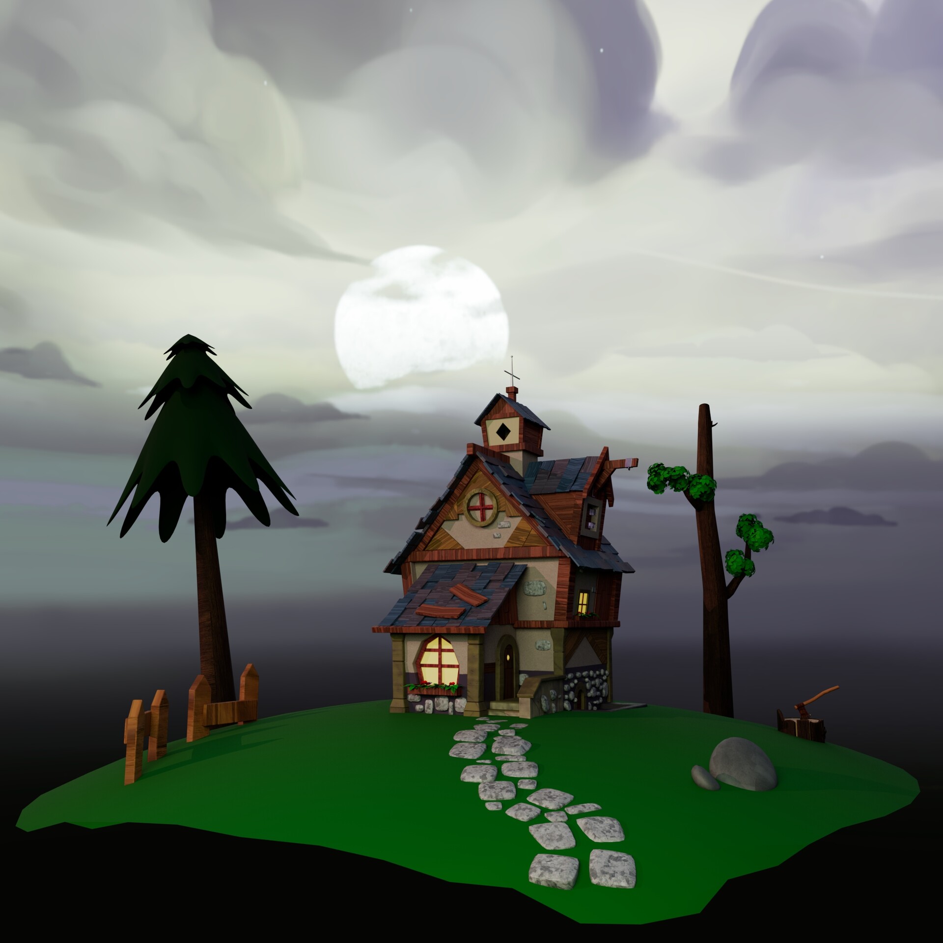 ArtStation - stylized environment