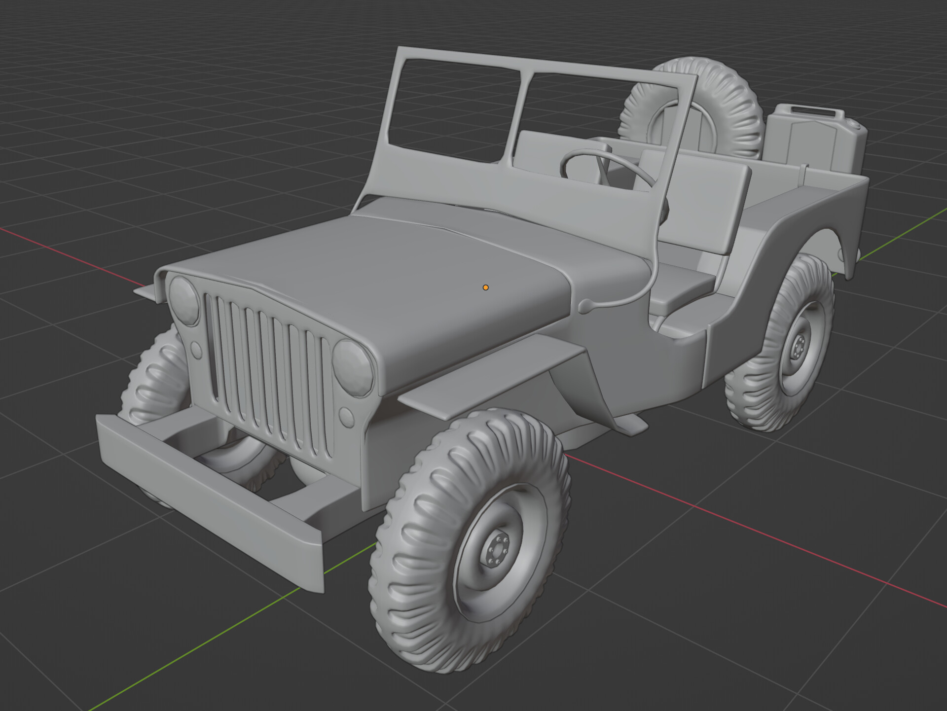 ArtStation - Jeep Model