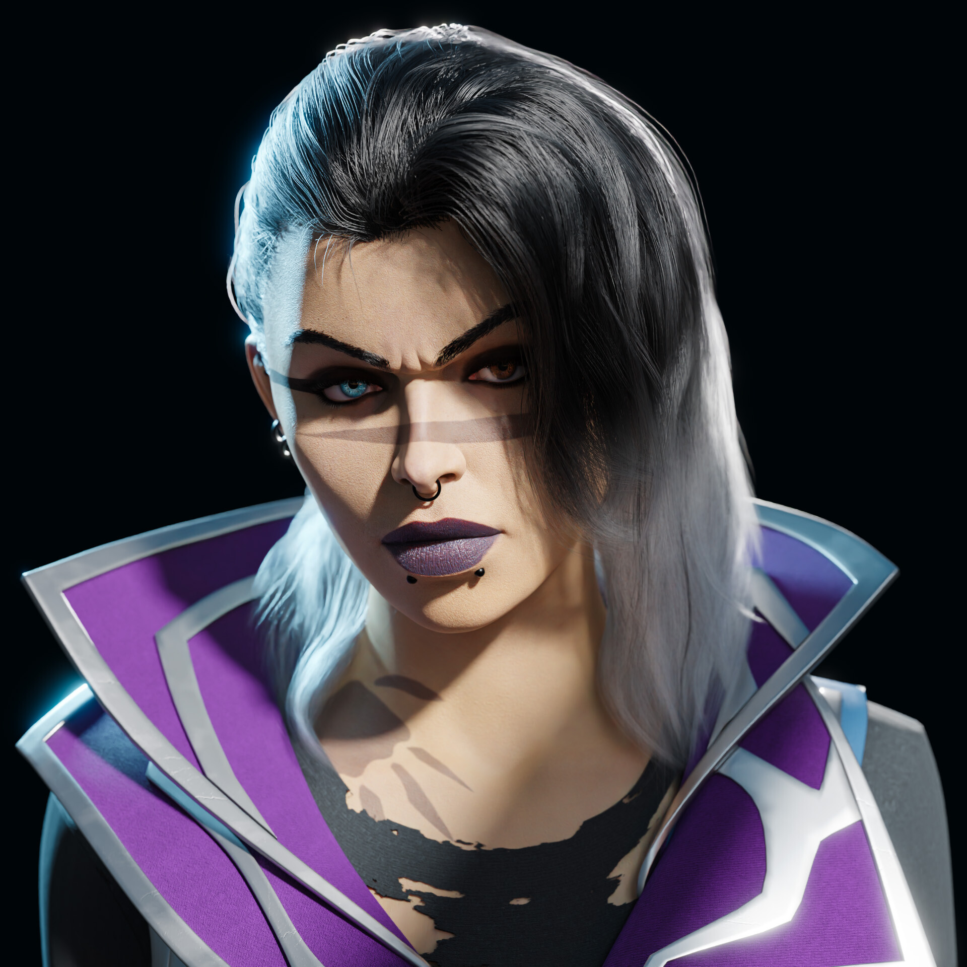 Noggi - Blender's new hair system practice