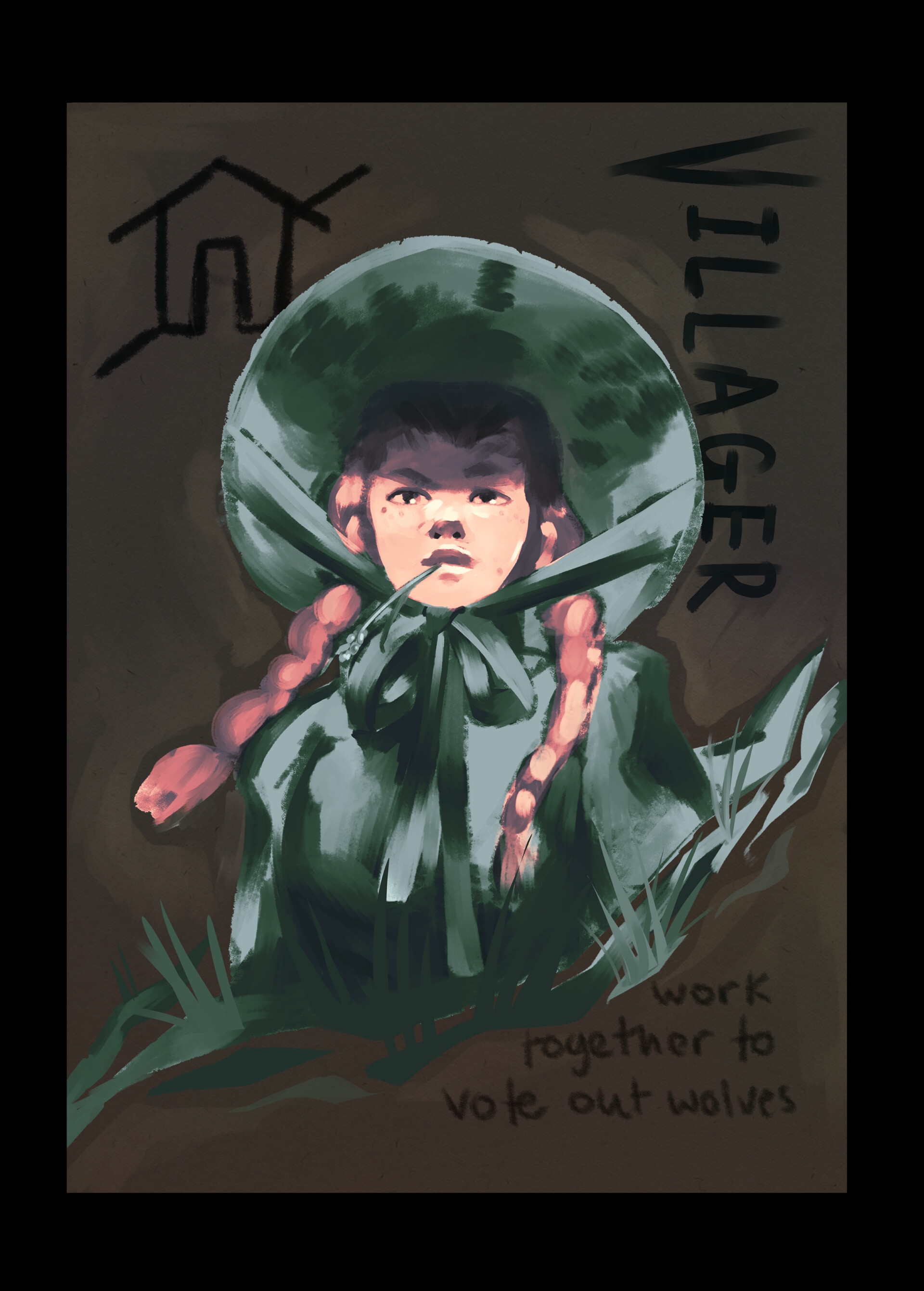 wunzie - Werewolf card game designs