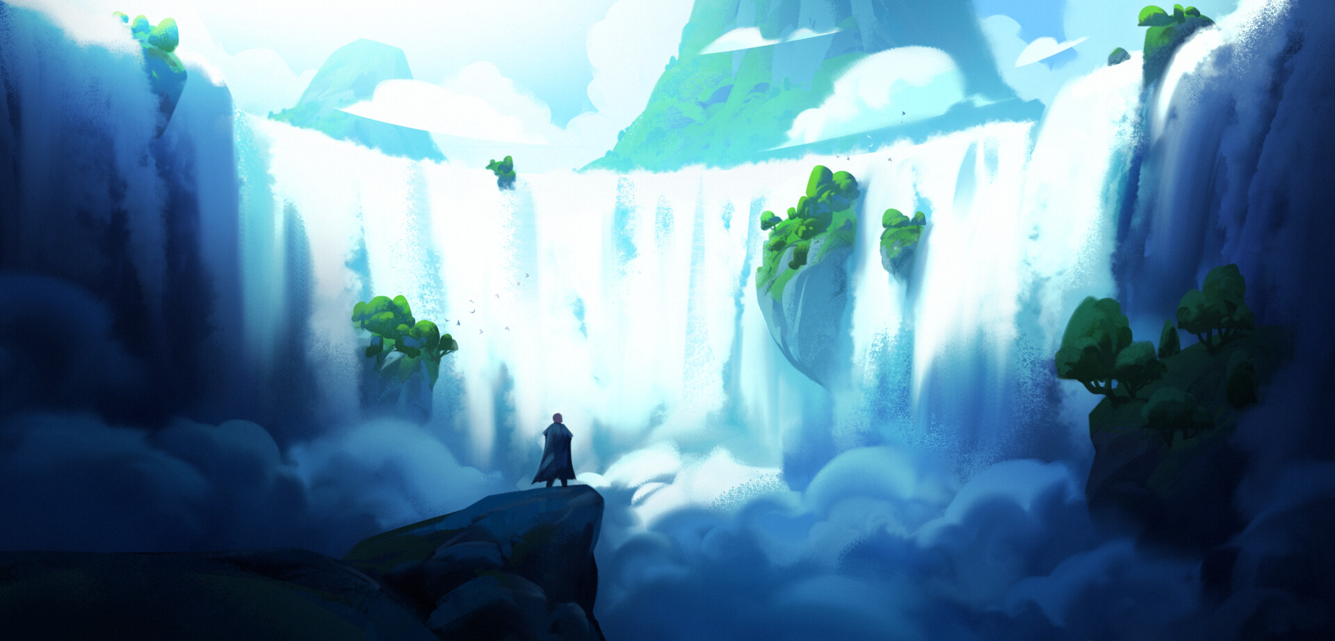 ArtStation - Inside the falls