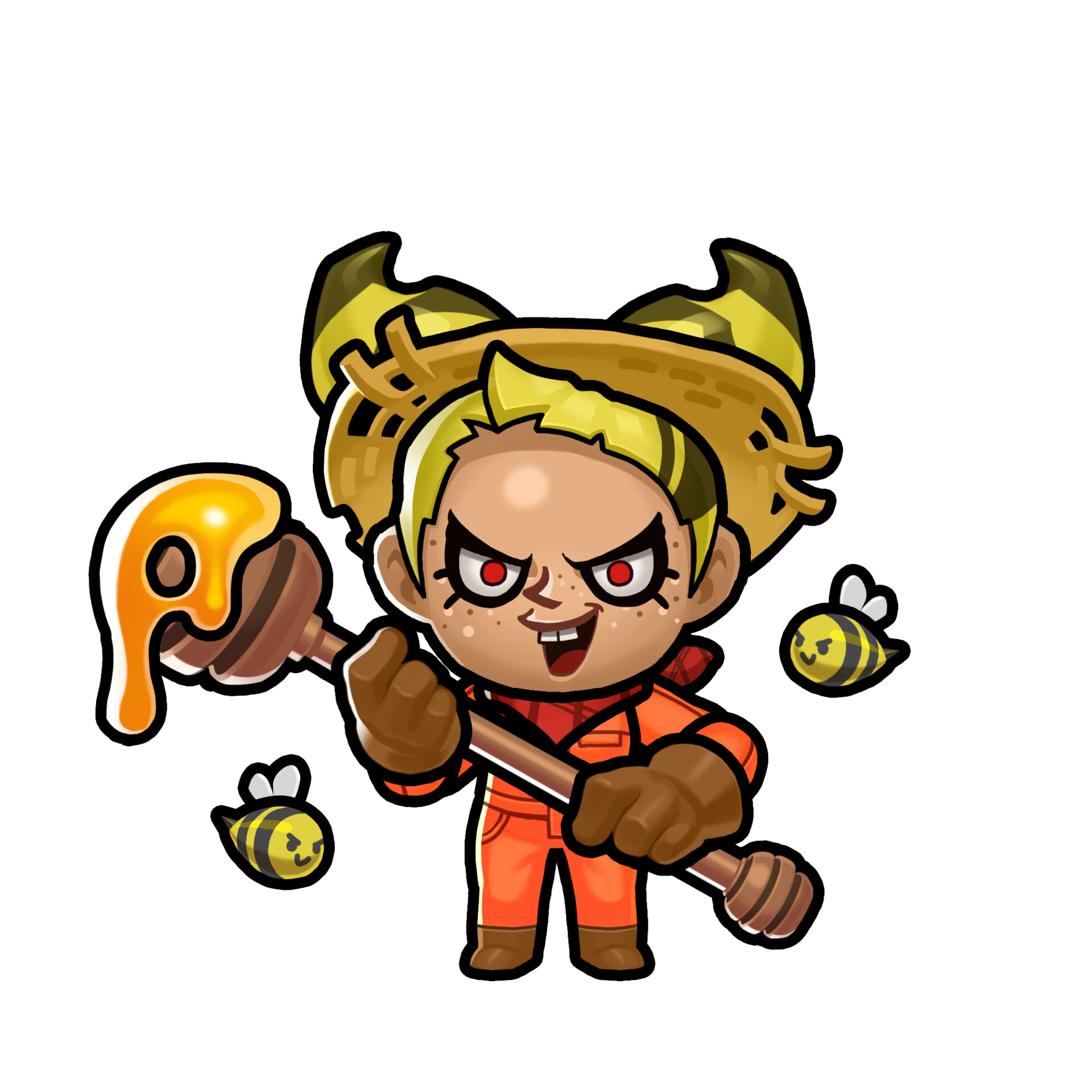 ArtStation - Save my zombies_beekeeper