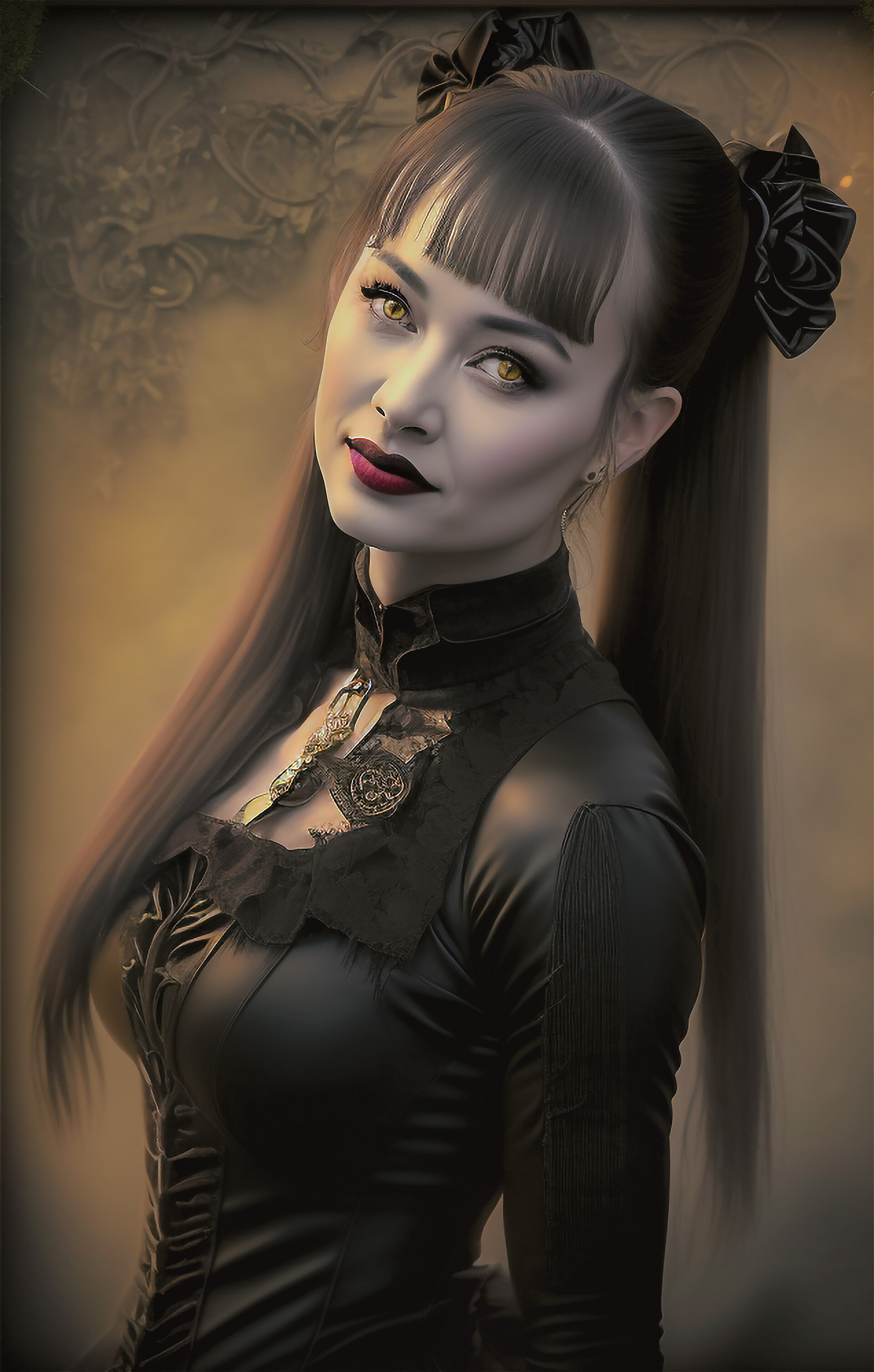 ArtStation - Gothic Girl Portrait