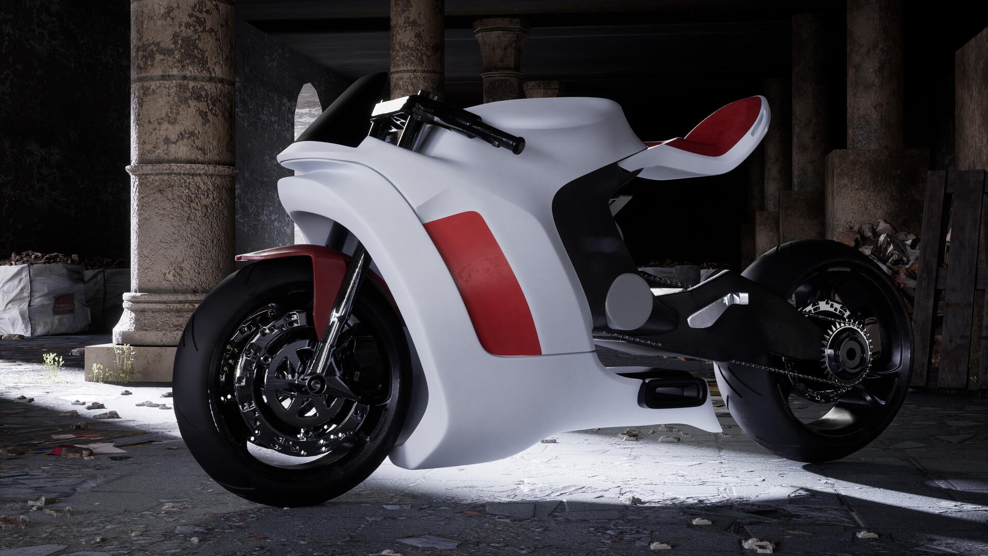ArtStation - Motorbike UE5 render