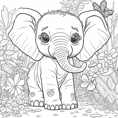 baby amy coloring pages