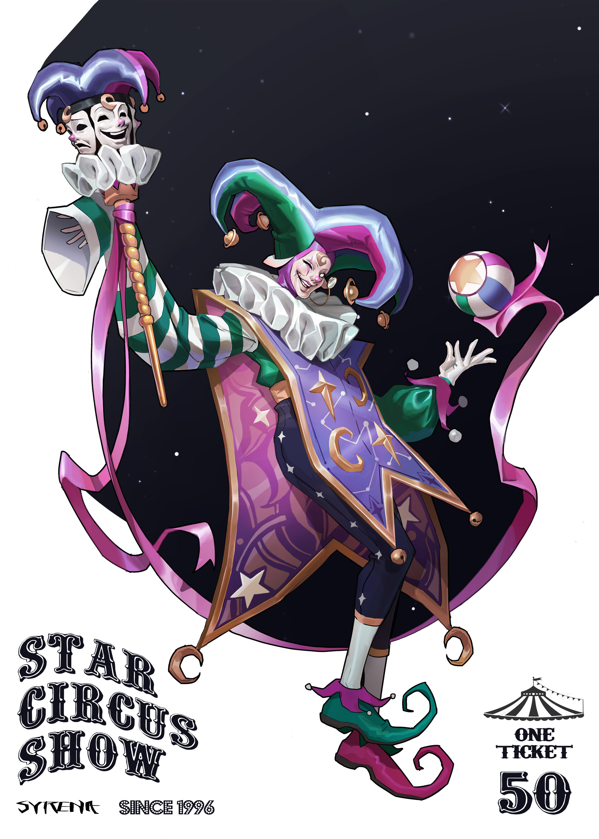 ArtStation - Clown — The Star Circus