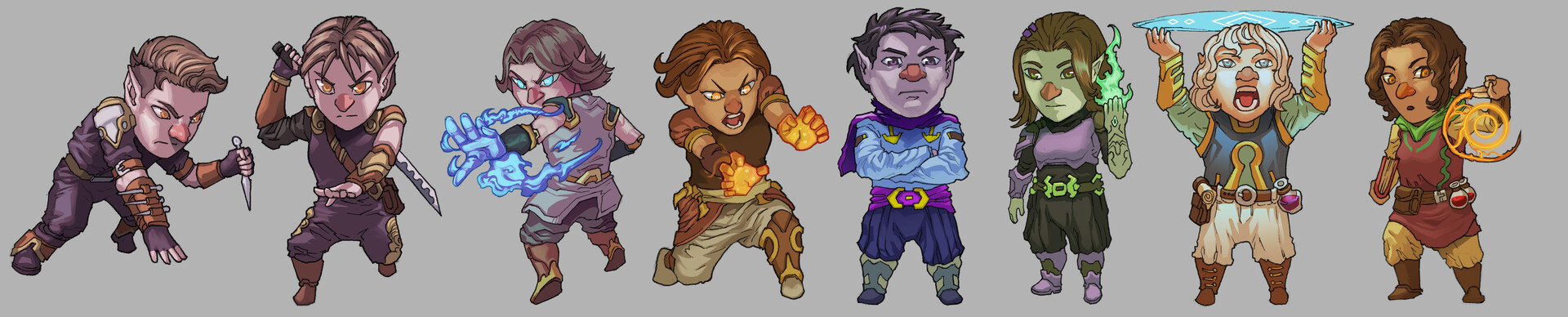 ArtStation - DND Gnome Playable Characters Set 3