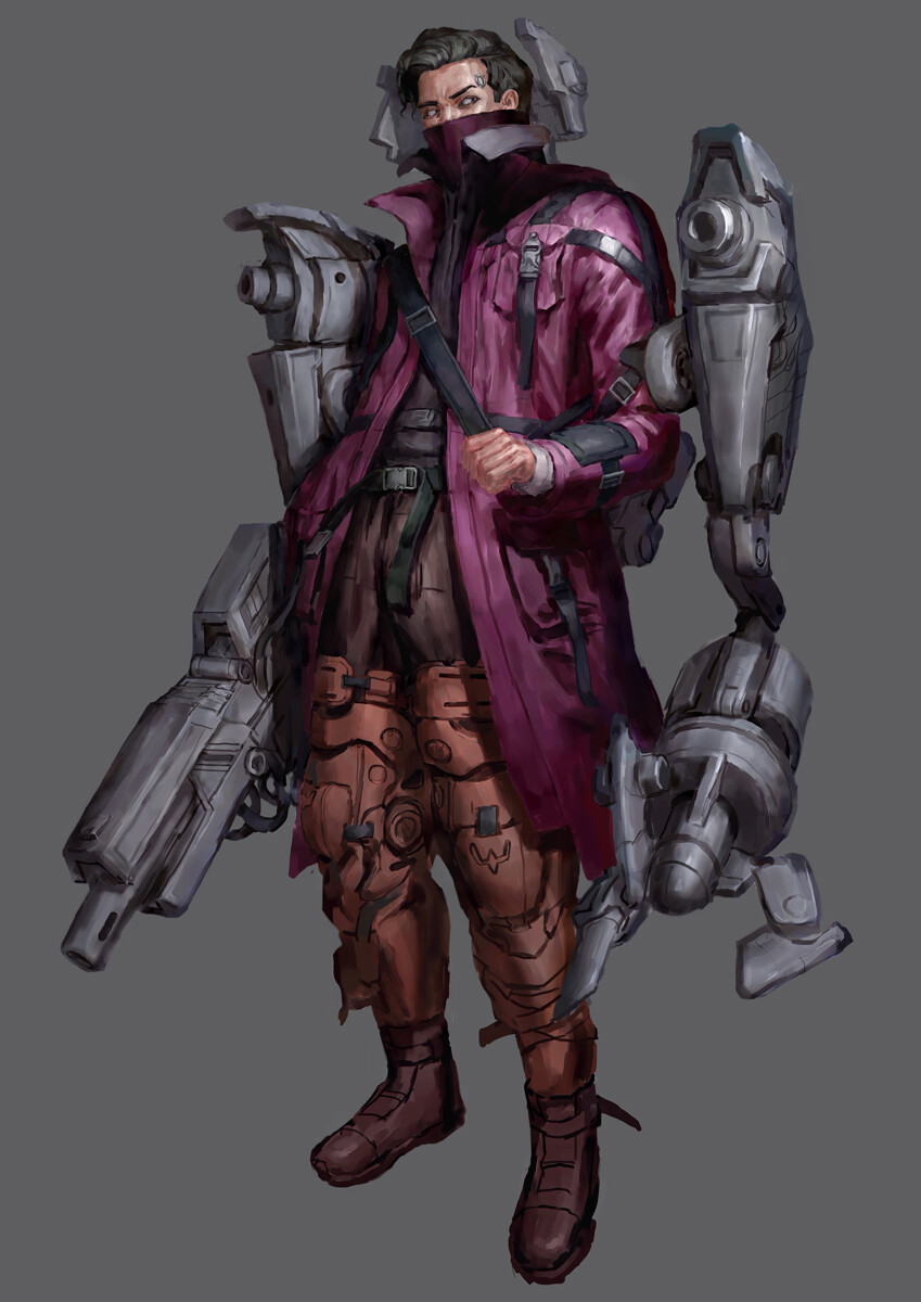 ArtStation - Near future exo machine hands