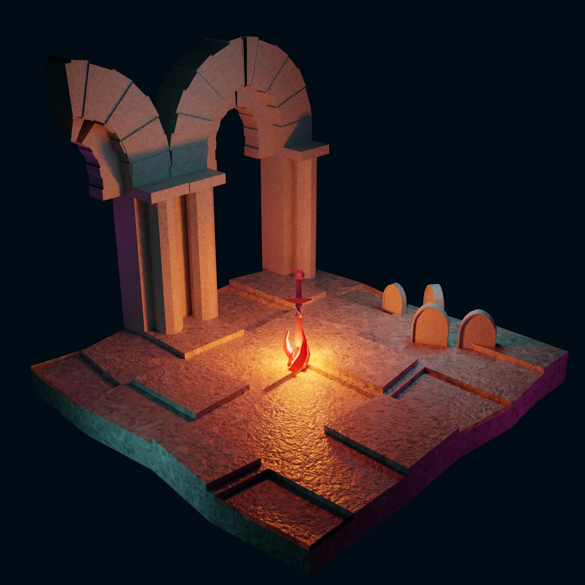 ArtStation - Dark Souls Isometric