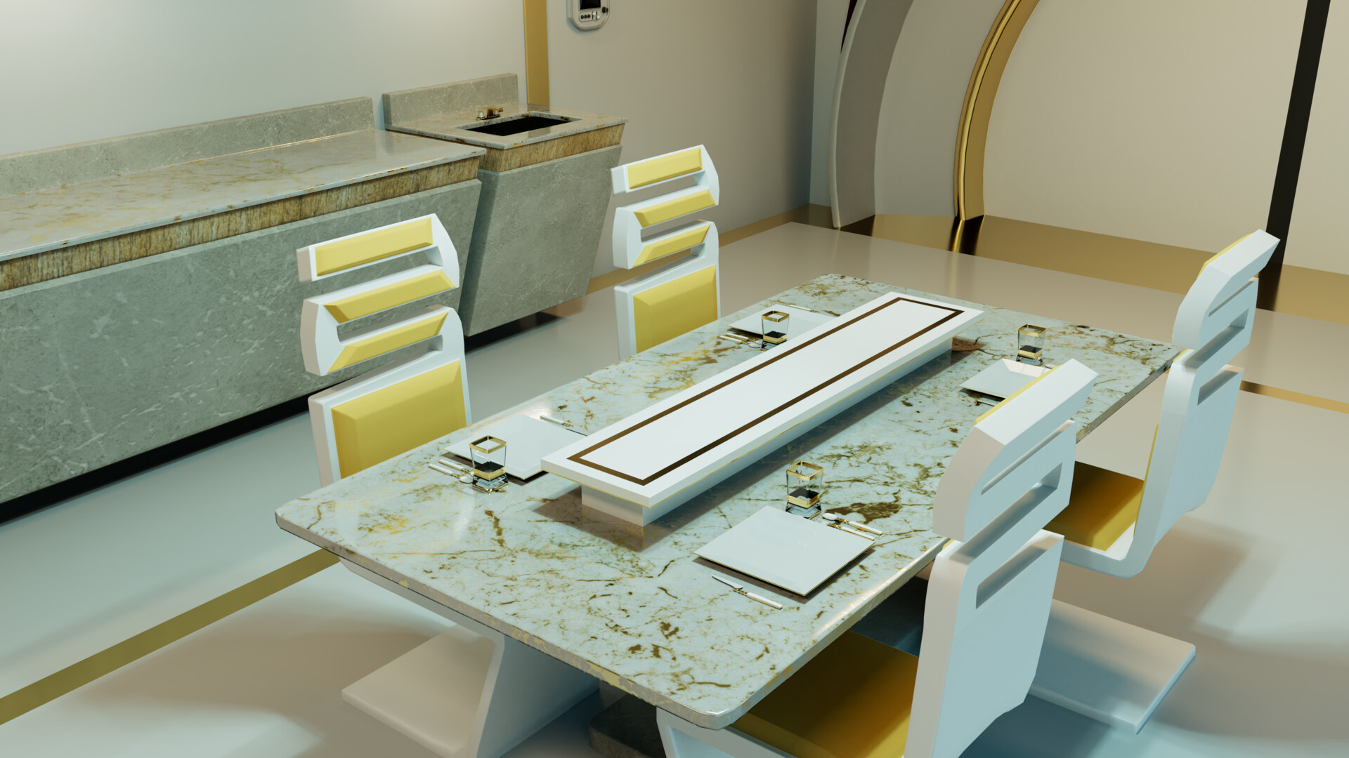 Ethan Stark - Sci-Fi Dining Room