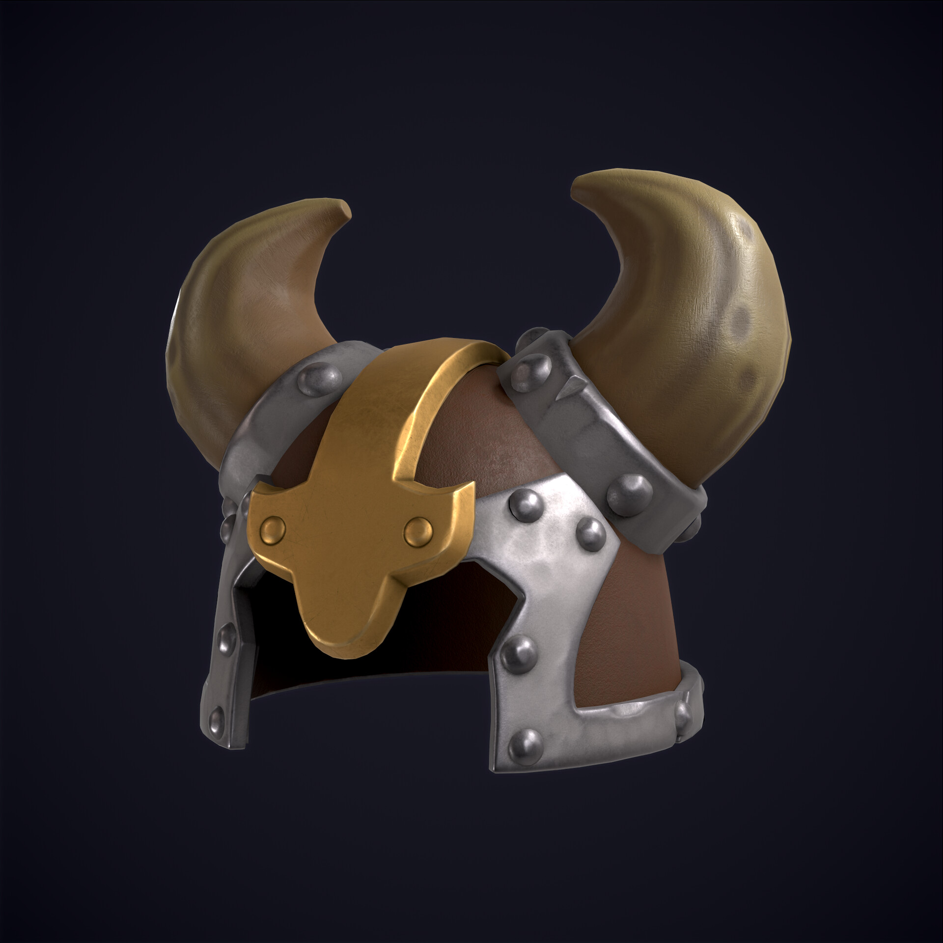 ArtStation - Helmet with horns