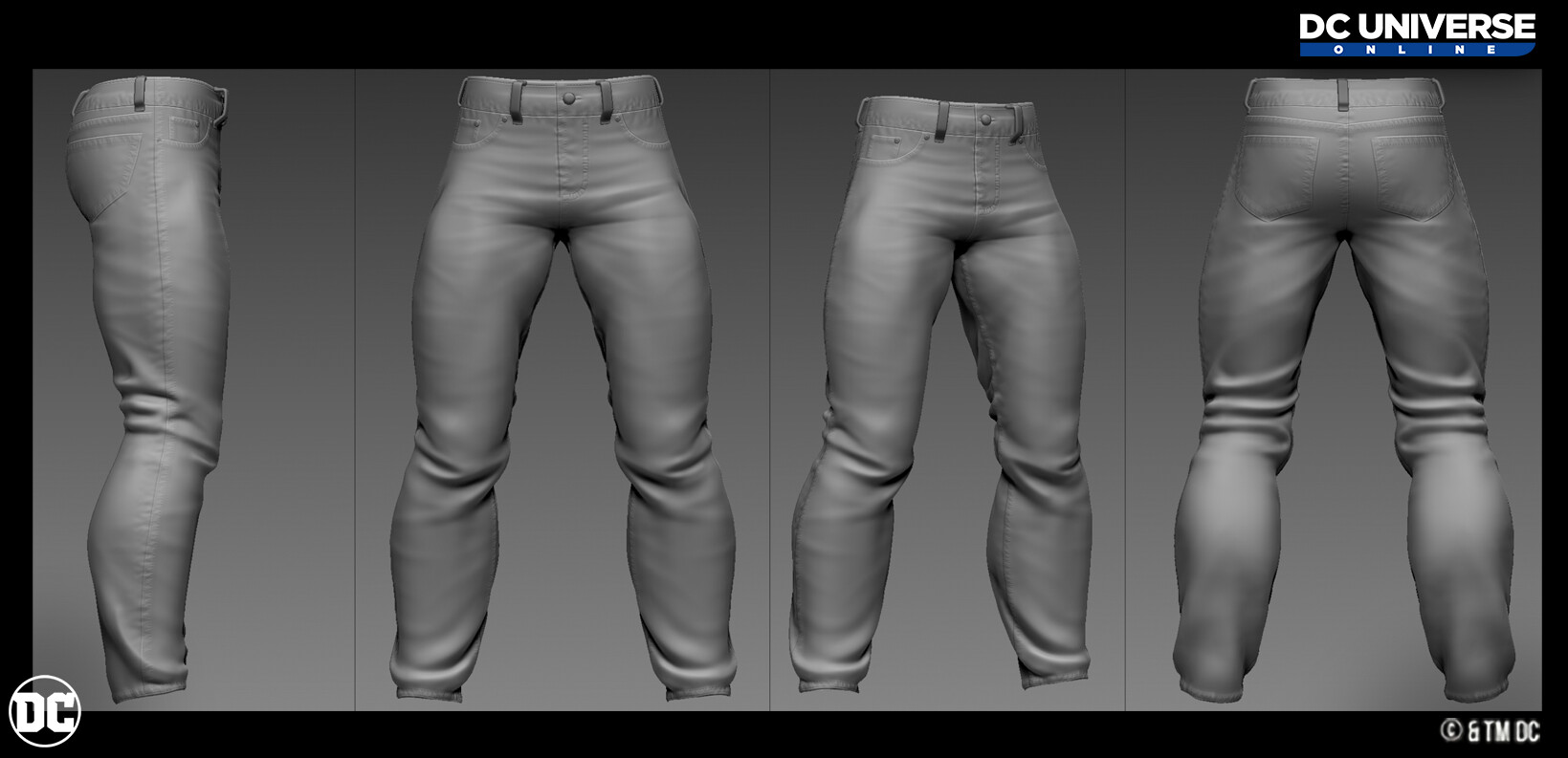 ArtStation - Painter's pants DC Universe Online
