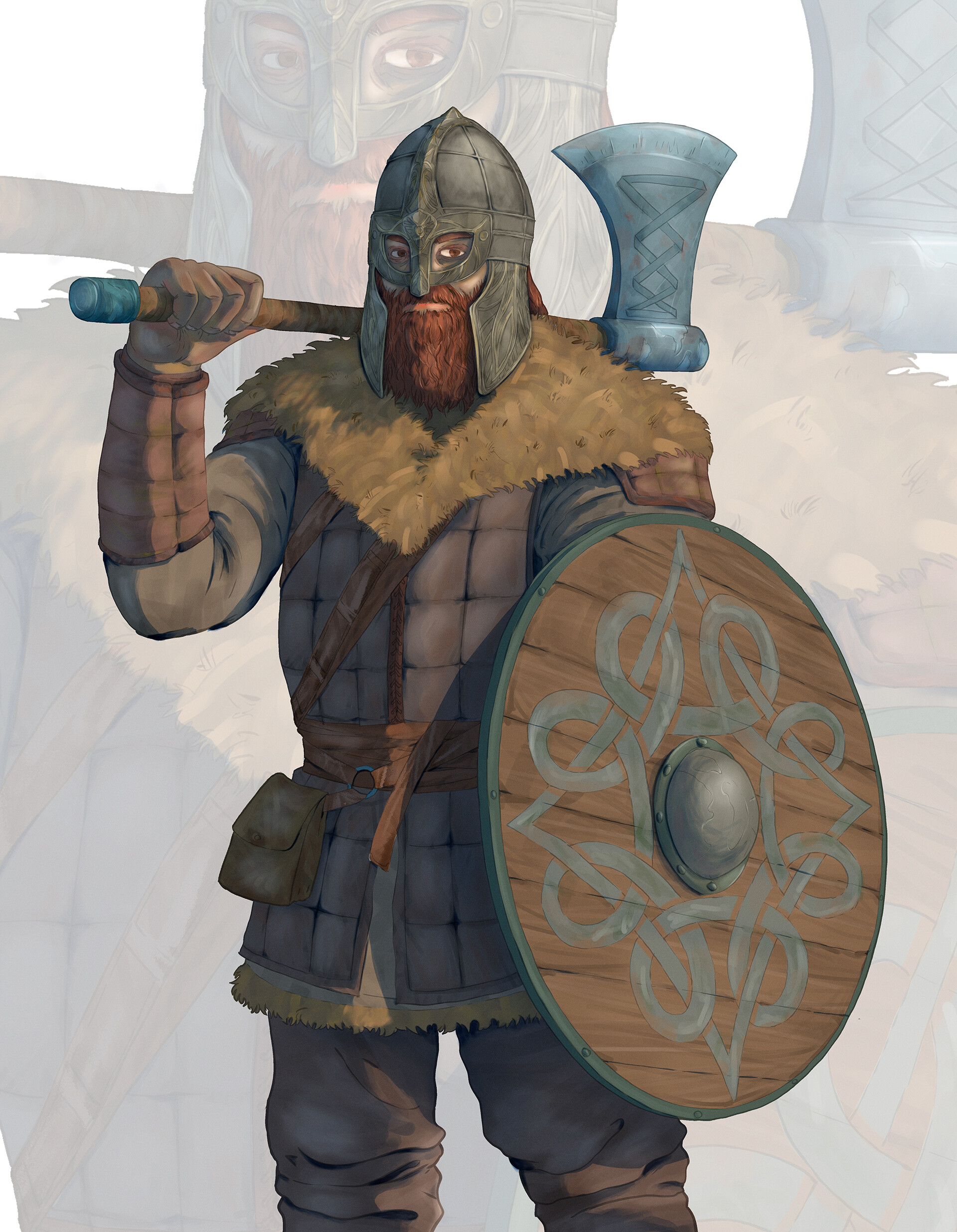 Pintura Viking King Of Viking By Davide De Angelis (CtrlAltCancMinis)