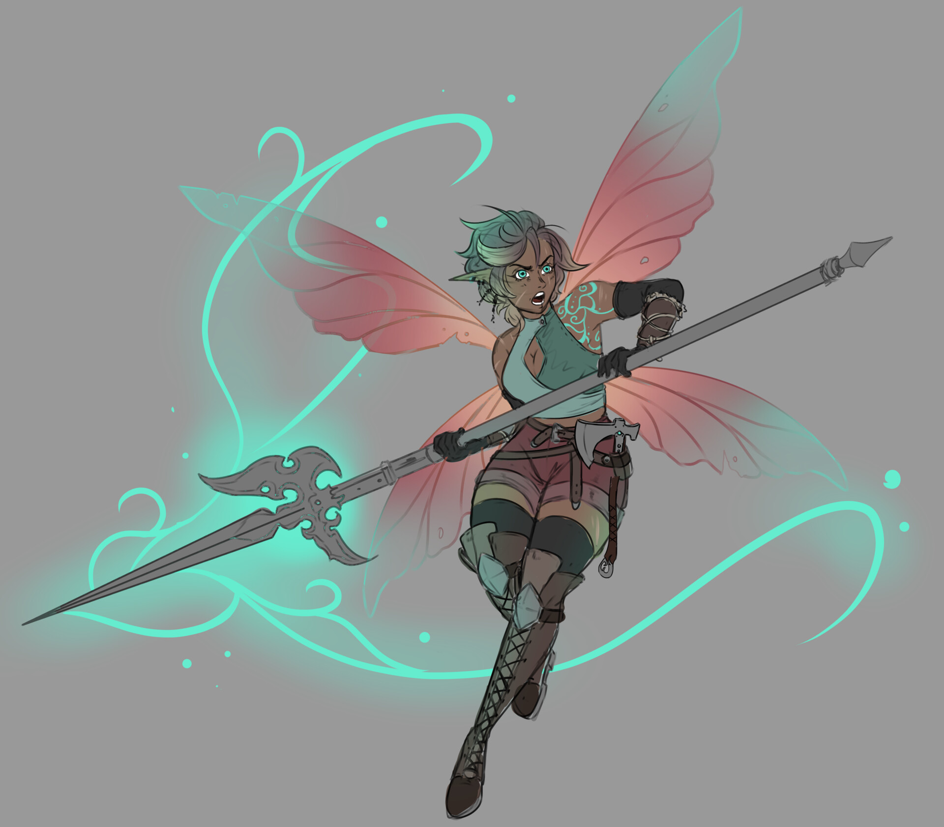 Samydrawsstuff - DnD chracter Fairy Barbarian Path Of Wild Magic and ...