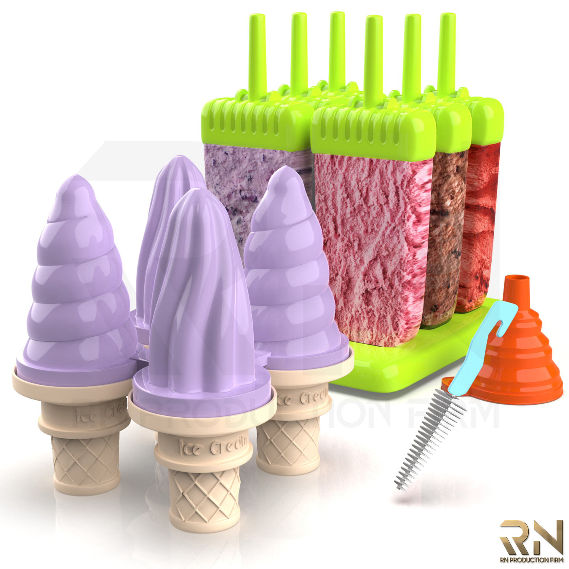 ArtStation - 3D "Ice Cream Products" Project