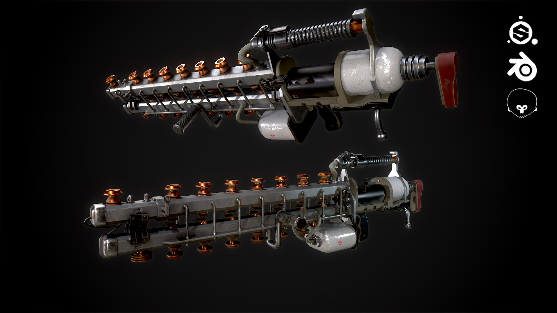 Game Ready Railgun From Atomic heart by Vahe Karapetyan Karen — ProUser.Me