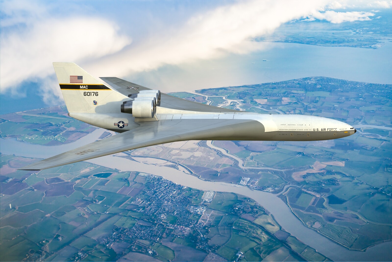 Tim Samedov - Lockheed CL-1201 nuclear powered aircraft 3D model