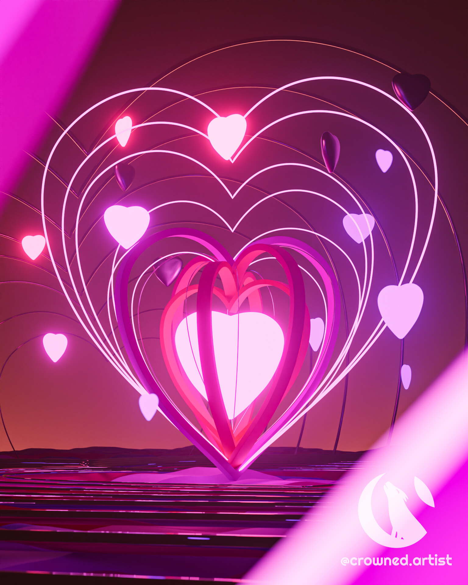ArtStation - Heart Abstract Wallpaper