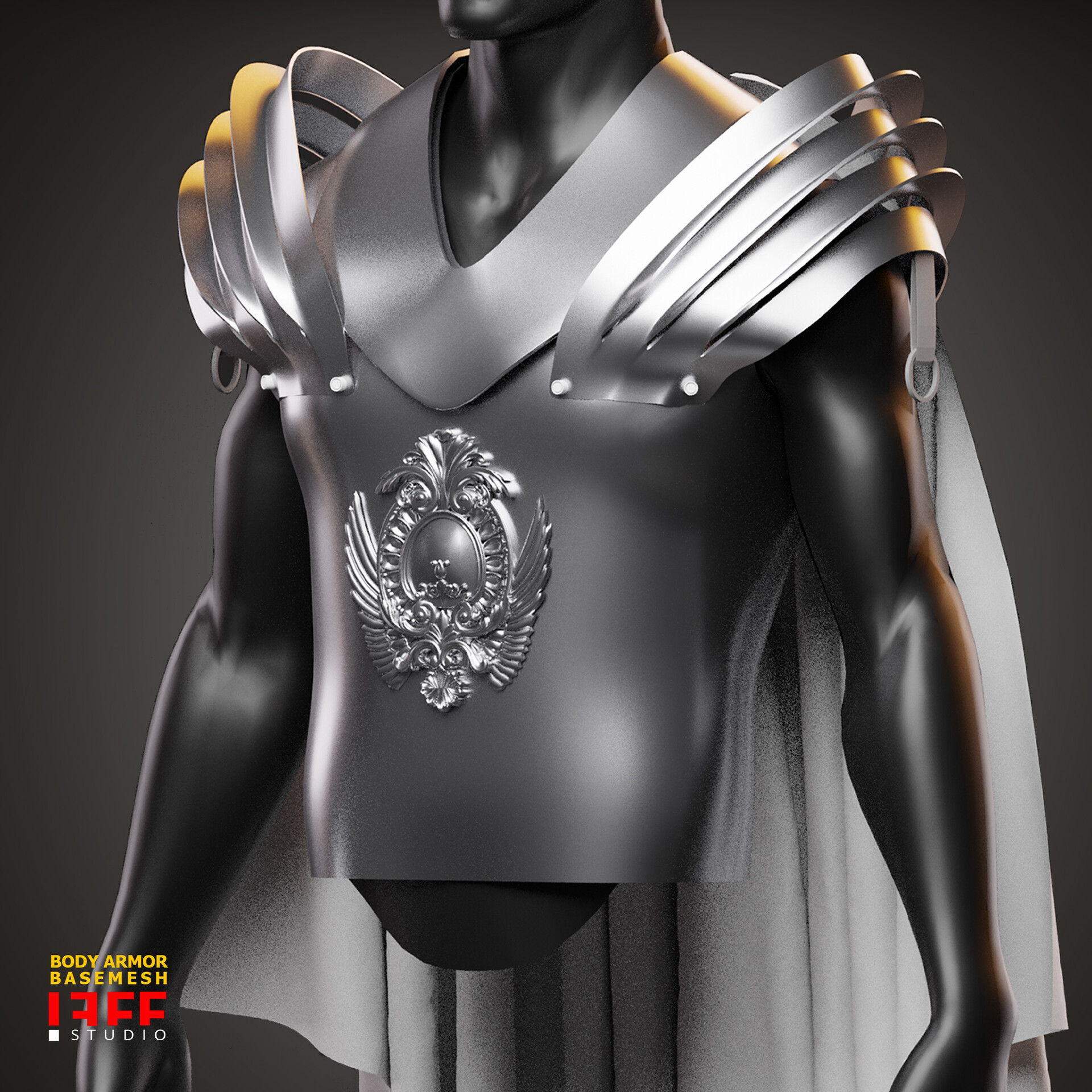 ArtStation - 35+ BODY ARMORS BASEMESH low poly